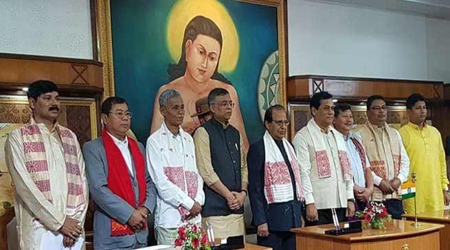 Assam: 7 new minister inducted in Sonowal’s cabinet